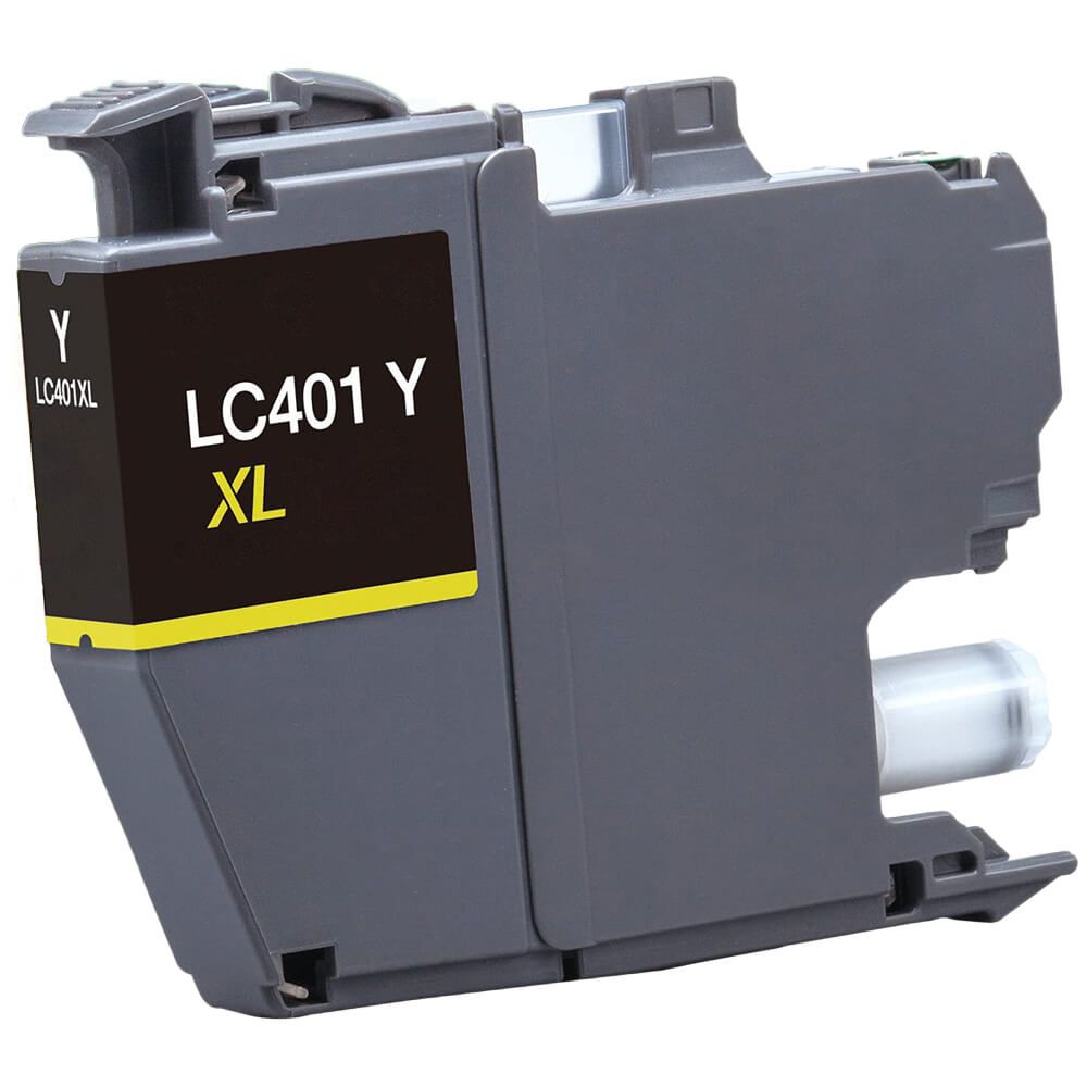 Compatible Brother LC401 401XL Yellow Ink Cartridge – Ready Toner
